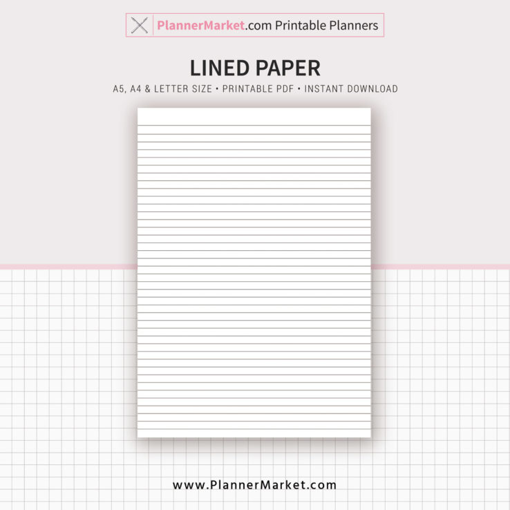 Basic Pages, Dot Grid, Grid, Lined Paper, Notebook, A4, Letter Size, A5 ...