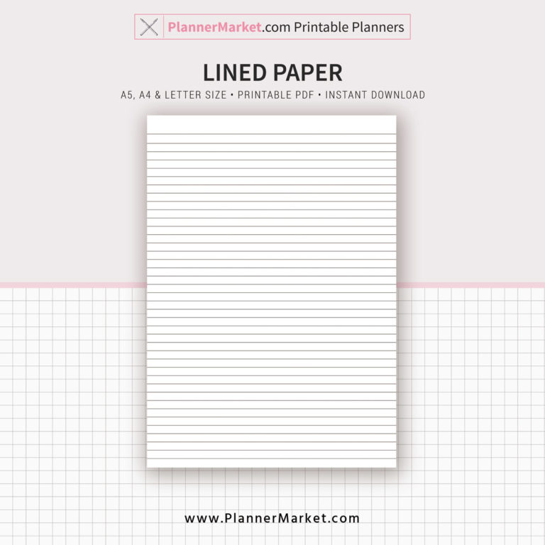 Basic Pages, Dot Grid, Grid, Lined Paper, Notebook, A4, Letter Size, A5 ...