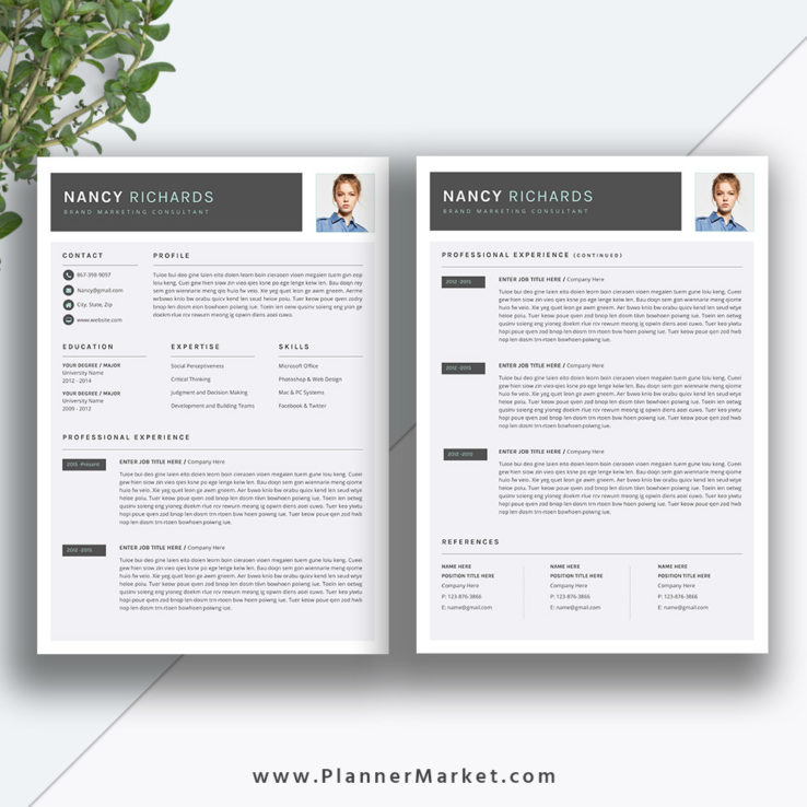 Professional and Irresistible MS Word Resume Bundle / Curriculum Vitae ...